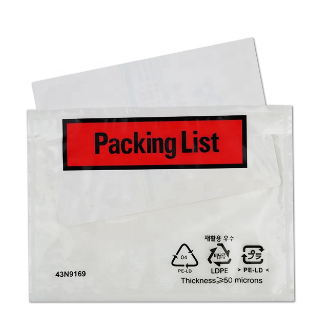 Document Enclosed Pouch/115x150mm/White Plain Invoice Envelope