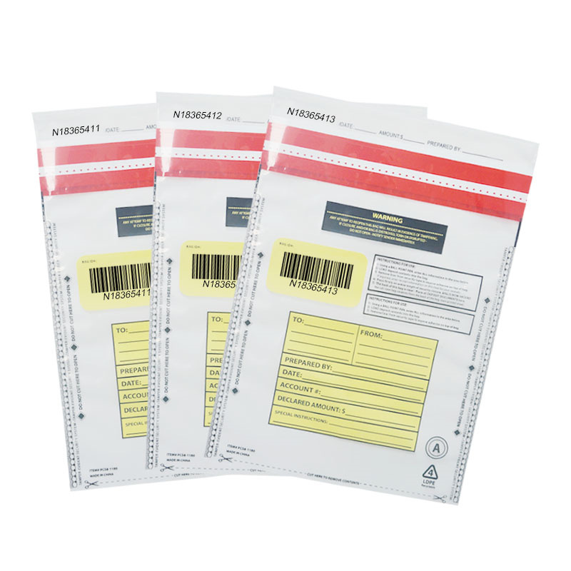 Disposable plastic self-sealing bag A4 anti-counterfeiting bag